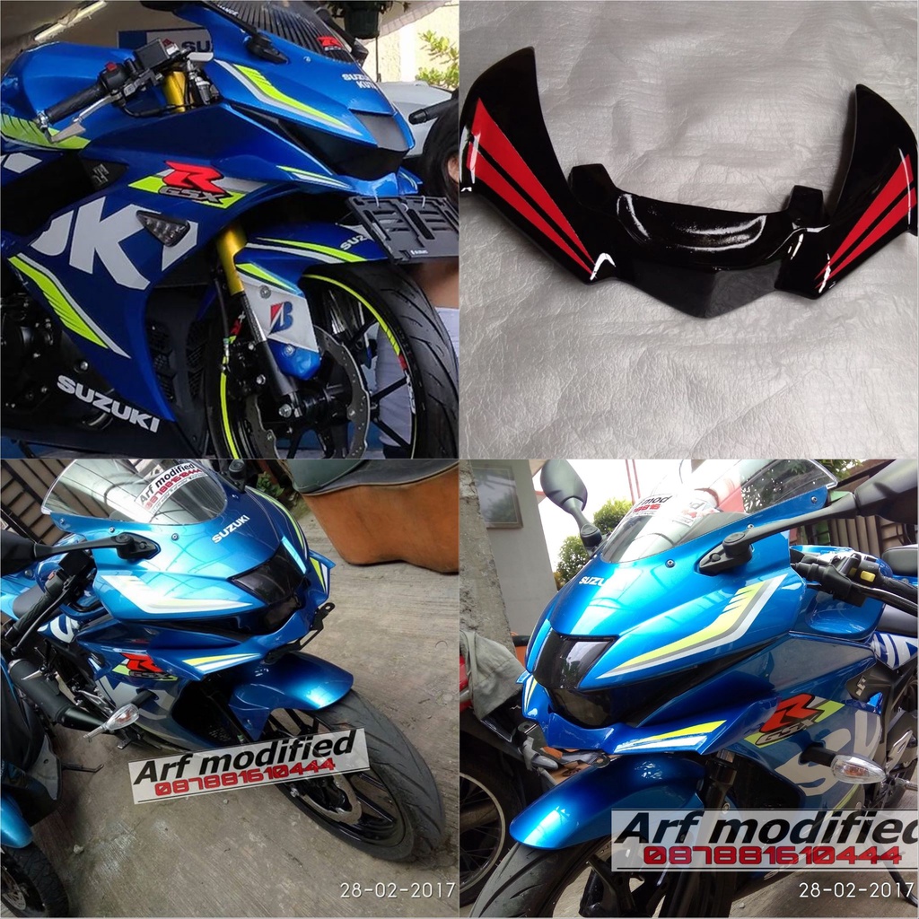 Jual Winglet GSXR150 GSX150 MOdel motogp v1 | Shopee Indonesia