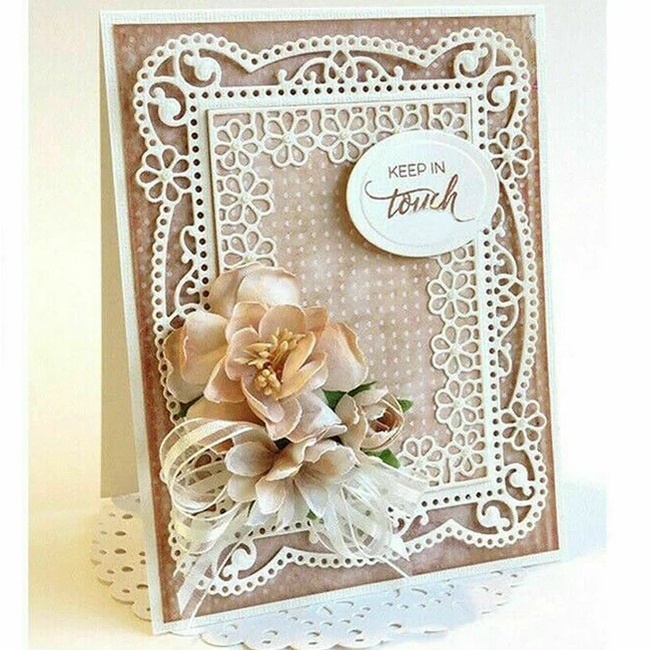 Jual Bentuk Frame #157B Scrapbook Papercut Paper craft Kerajinan kertas ...