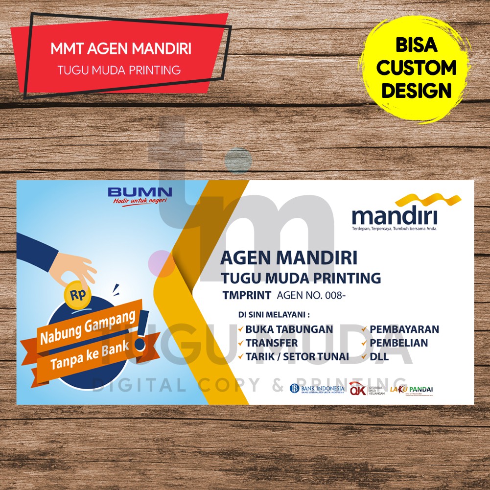 Jual Cetak Spanduk|Banner|MMT - Agen Mandiri-Bank Mandiri-BUMN ...
