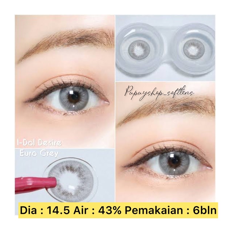 Jual SOFTLEN EURO GREY 14.5 NORMAL MINUS BY URBAN FACTORY IDOL DESIRE ...