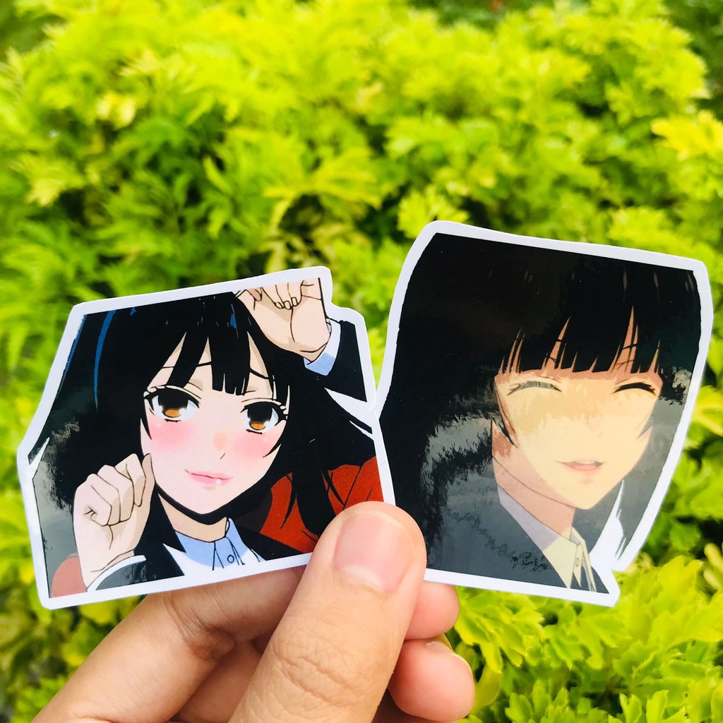 Jual Stiker Yumeko Jabami Kawaii Karakter Anime Kakegurui Sticker ...