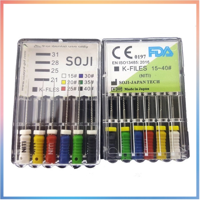 Jual Dental Jarum Endo KFILE K FILE K-Files NITI UKURAN #15-40 - 21 mm ...