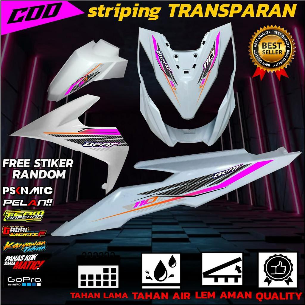 Jual STRIPING BEAT ESP STIKER BEAT TRANSPARAN VARIAN WARNA | Shopee ...