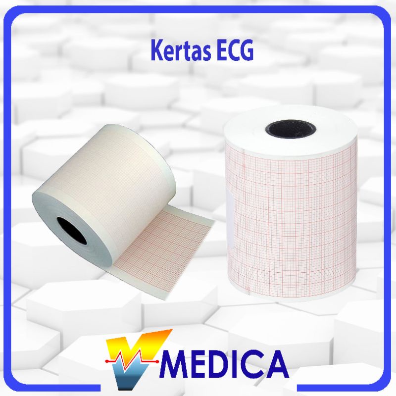 Jual Kertas ECG Roll Fukuda 50mm x 30m / Kertas EKG Roll Fukuda 63mm x ...