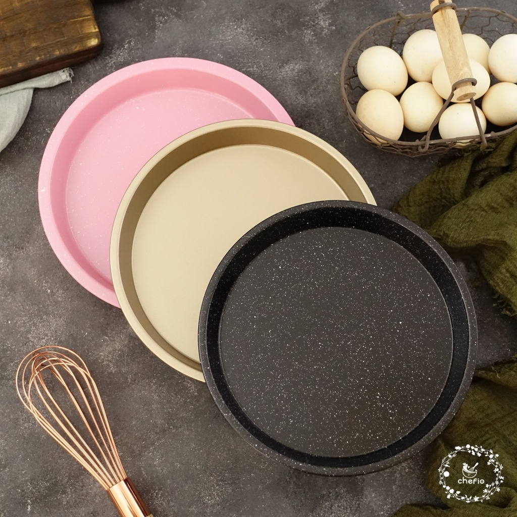 Jual Chefio Loyang Pizza Bulat Anti Lengket Loyang Bundar | Shopee ...