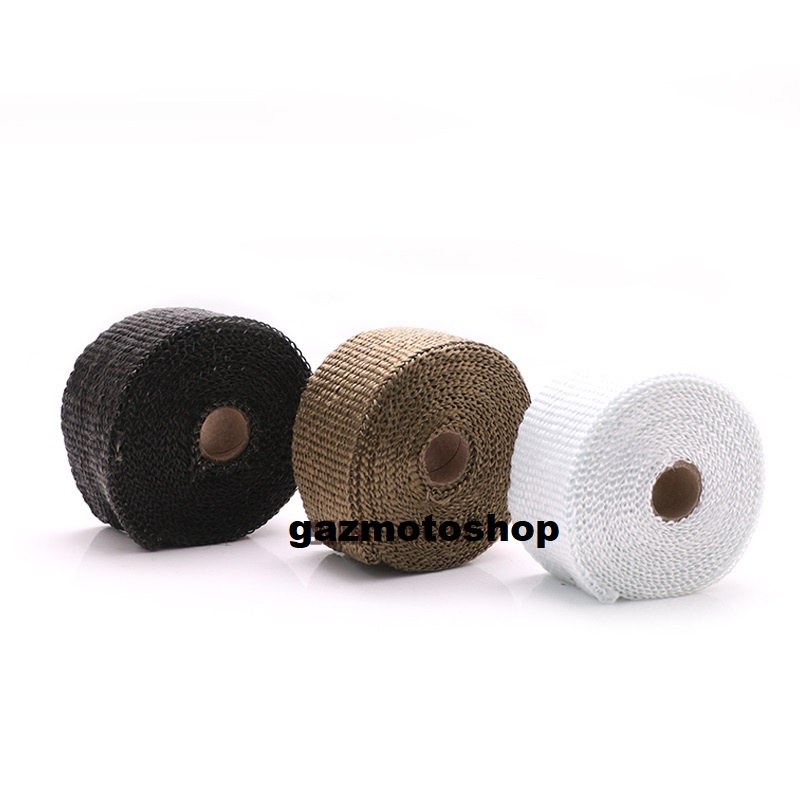 Jual Exhaust wrap pembungus knalpot 1 Meter Blebet knalpot peredam ...