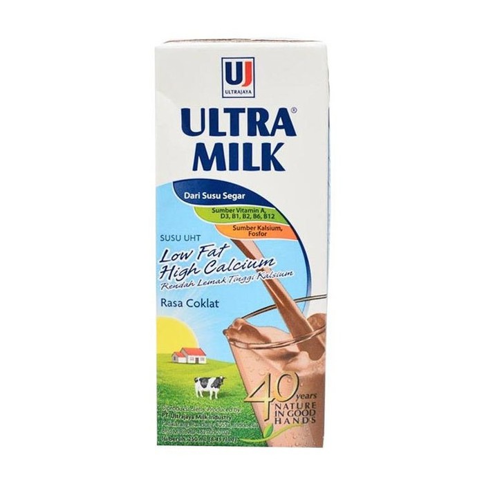 Jual Ultra Milk Susu UHT Low Fat Rasa Cokelat 250ml | Shopee Indonesia