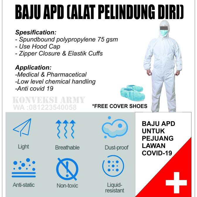 Jual Baju apd / Baju corona PO PARTAI BESAR kusus medis dan donasi ...