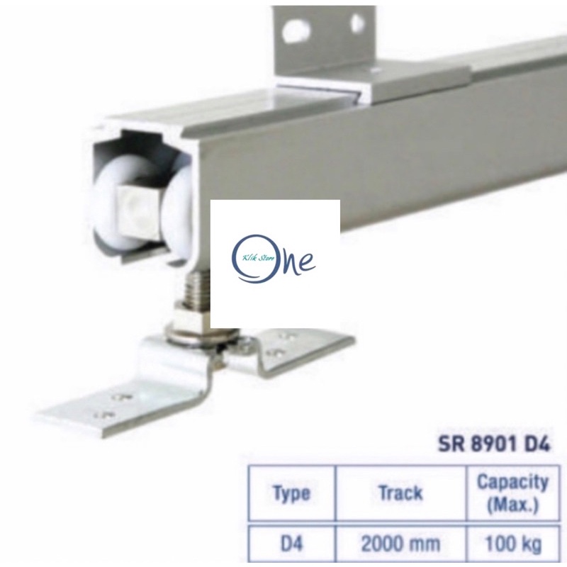 Jual Rel Pintu Sliding Geser Aluminium 2,1m D4 Dekkson | Shopee Indonesia