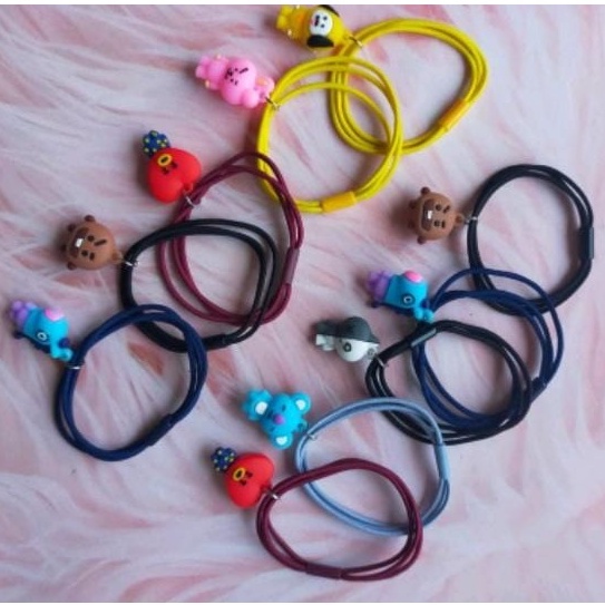 Jual IKAT RAMBUT 10 PCS[3 TALI] BTS FASHION KOREA | Shopee Indonesia