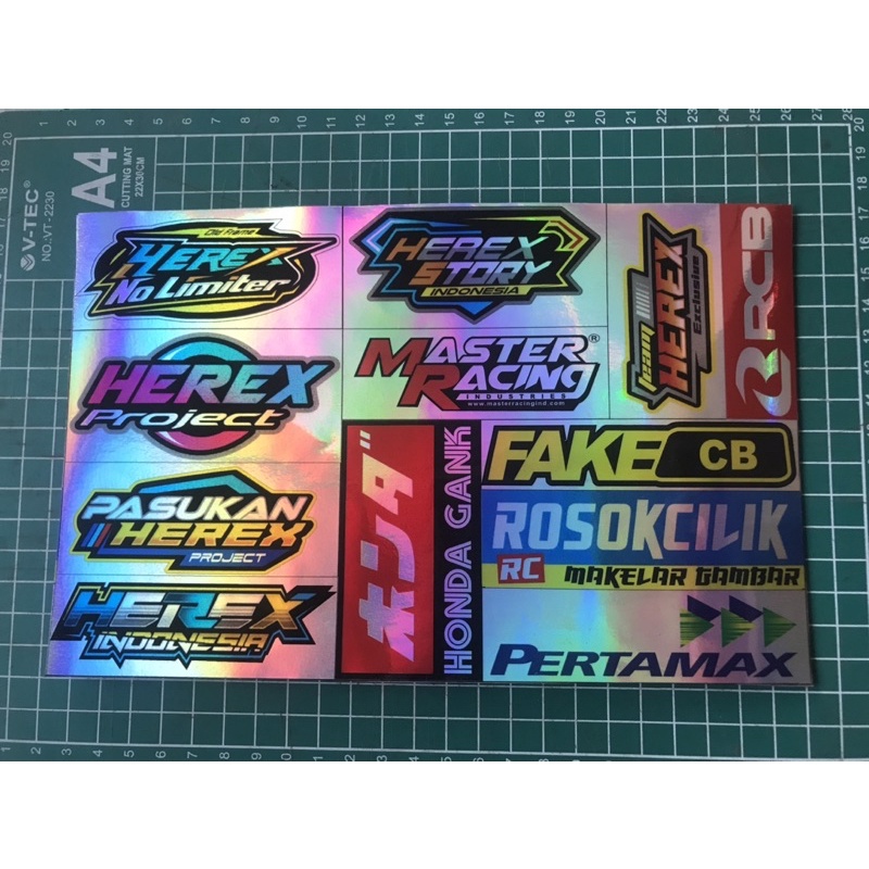Jual Sticker hologram | Sticker Herex | Sticker Hologram Herex ...