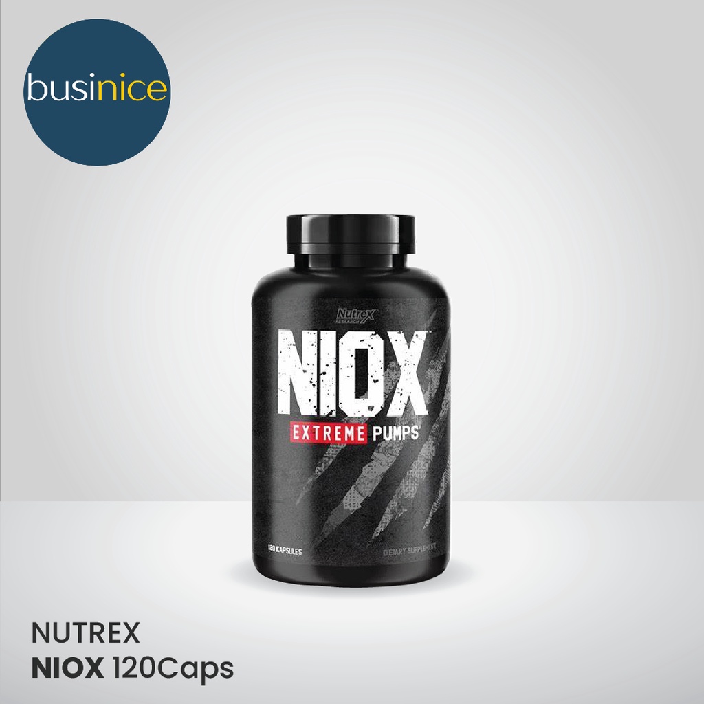 Jual Nutrex Niox Xtreme Pumps 120 Capsules Nitric Oxide Pre Workout ...