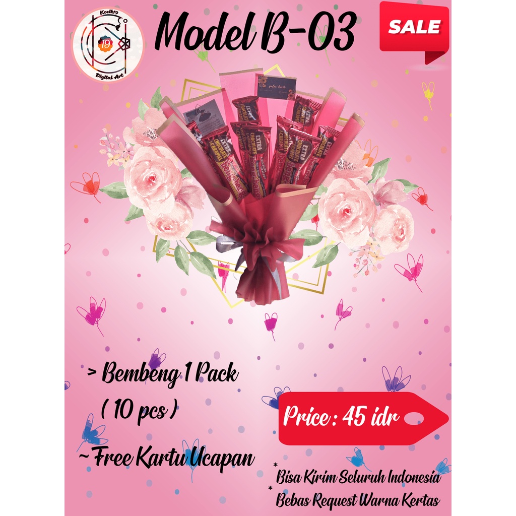 Jual Buket Bembeng 1 Pack (10 pcs), Buket Wisuda | Buket Ulang Tahun ...