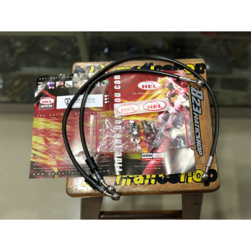 Jual Selang rem hel original ninja rr krr nsr depan 75 cm belakang 45 ...