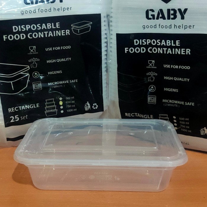 Jual Sayur-Buah-Tempat- Thinwall 650Ml Kotak - Food Container Box ...
