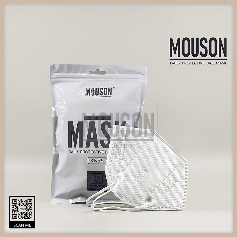 Jual Masker Mouson KN95 Warna Senada 5 ply Non Medis Sekali Pakai ...