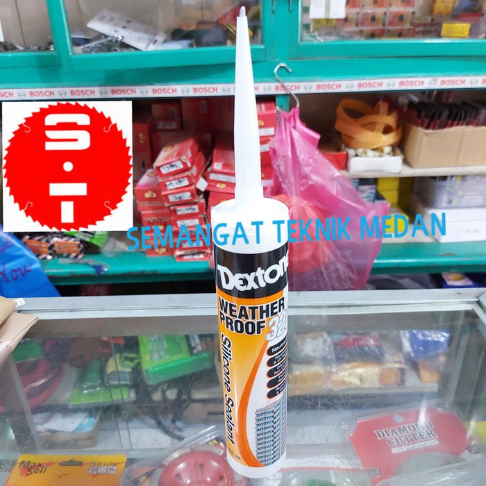 Jual LEM KACA SILIKON SILICONE SEALANT TAHAN CUACA WEATHERPROOF DEXTONE ...