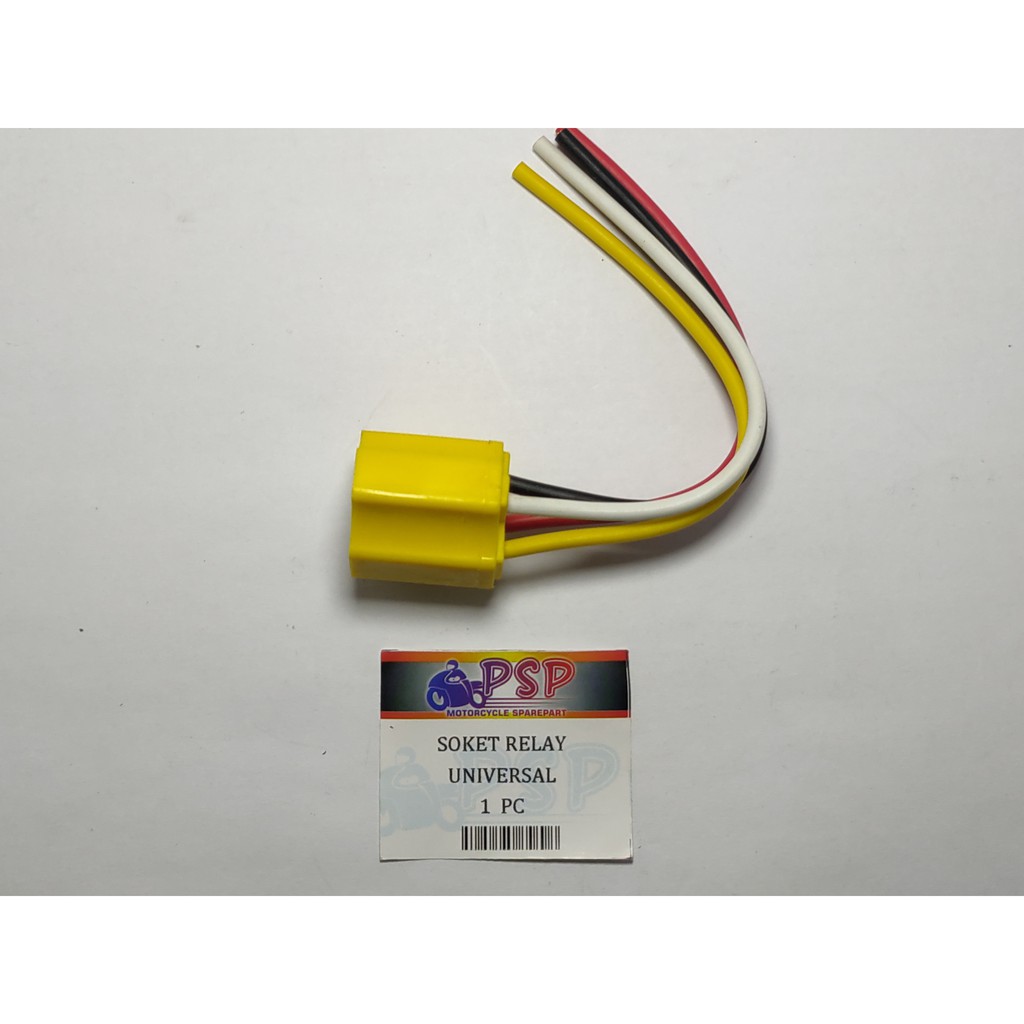 Jual SOKET RELAY KLAKSON UNIVERSAL - SOCKET LAWAN RELAY BEL KAKI 4 ...