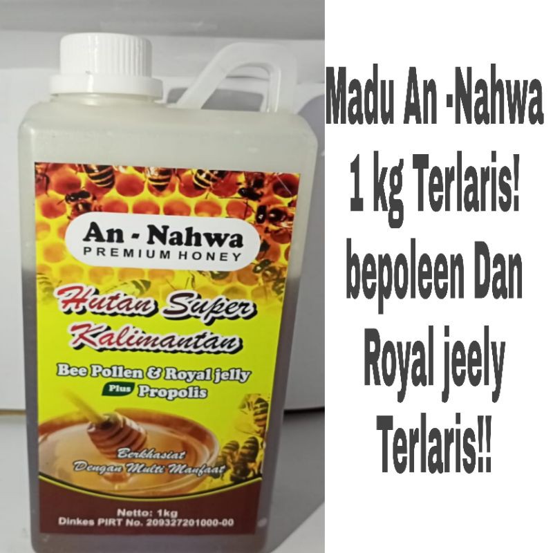 Jual Promo!! Madu Kalimantan An nahwa plus propolis bee polen Dan ...