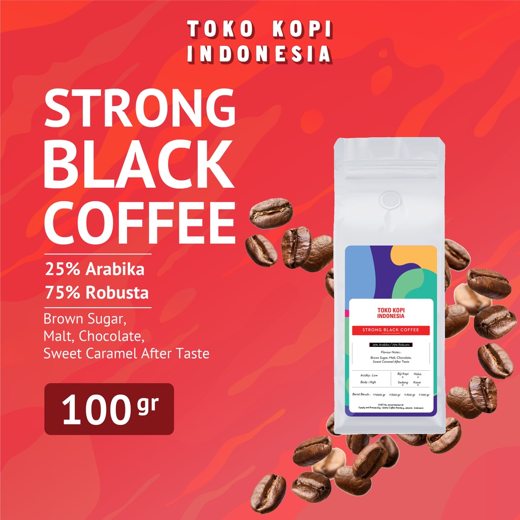 Jual Biji Bubuk Kopi Espresso Blend Strong Black Coffee Beans Kopdar 100gr | Shopee Indonesia