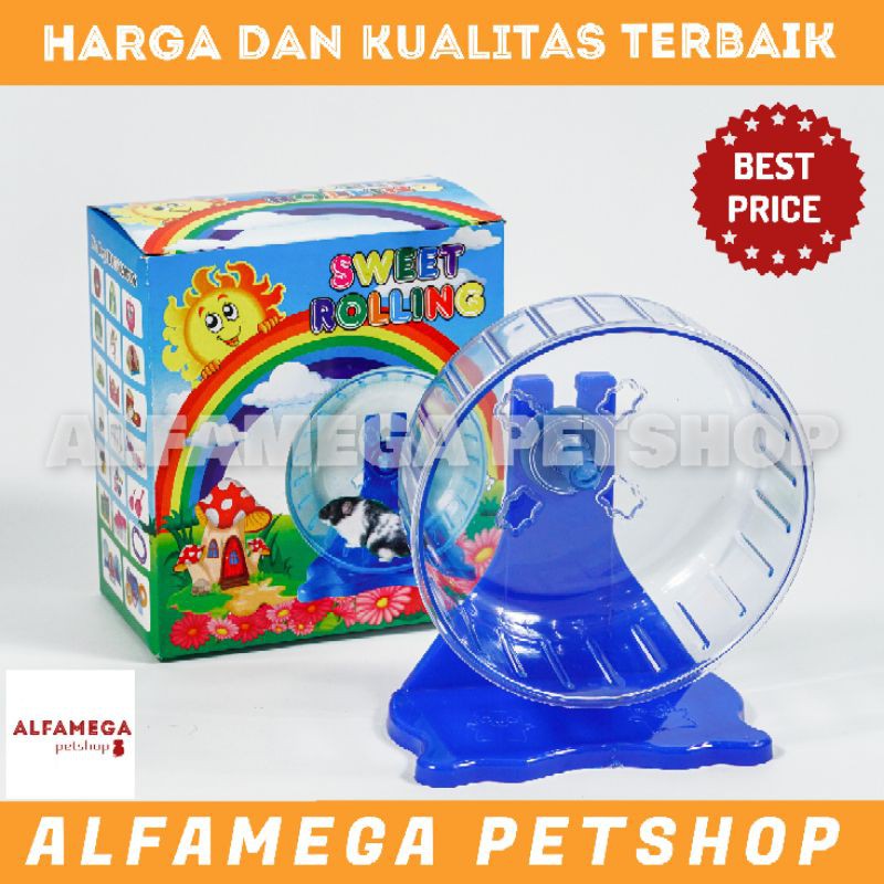 Jual KINCIR ROLLING HAMSTER NO.1 - Mainan Olahraga Jogging Wheel Lari ...