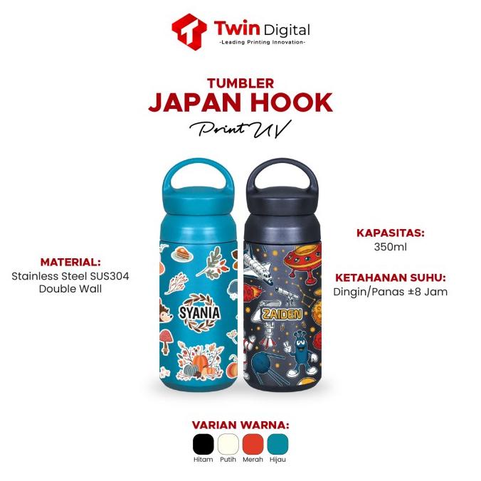 Jual Tumbler Termos Custom Botol Minum Anak Custom Nama / Japan Hook | Shopee Indonesia
