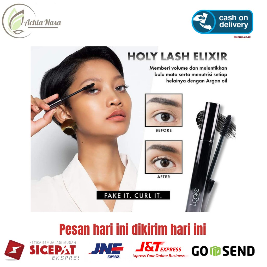 Jual Looke | Holy Lash Elixir MASKARA ( Tidak Mudah Menggumpal atau Clumpy ) | Shopee Indonesia