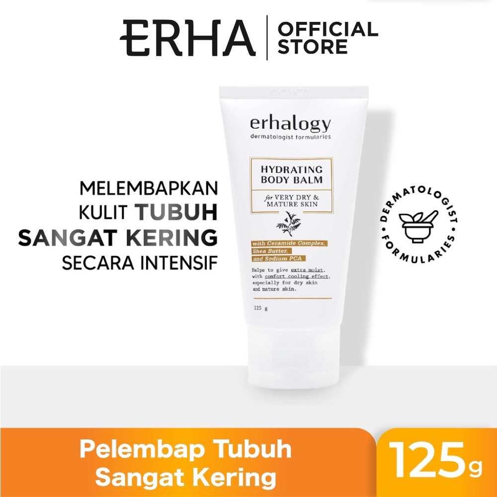 Jual ERHA Hydrating Body Balm 125 gr - Pelembab Kulit Tubuh Kering ...