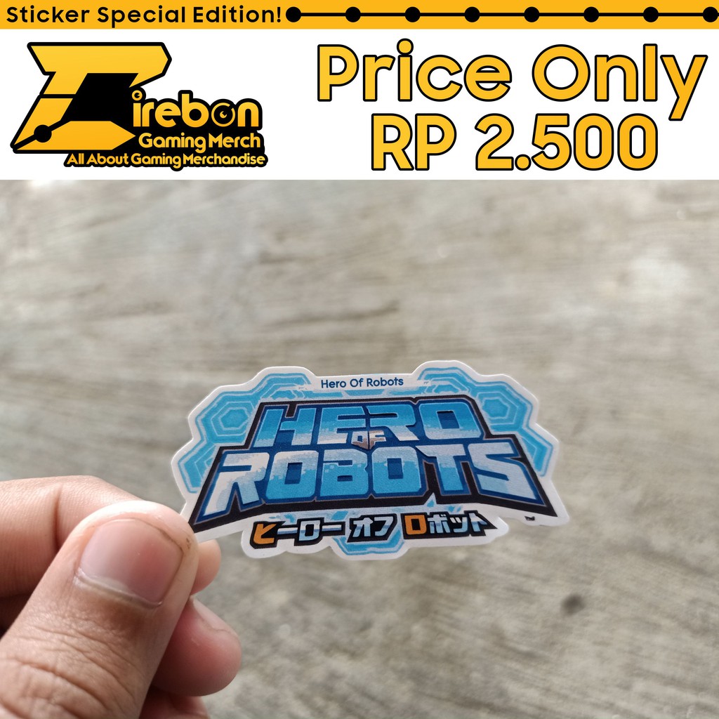Jual Sticker Stiker Hero Of Robots | Shopee Indonesia