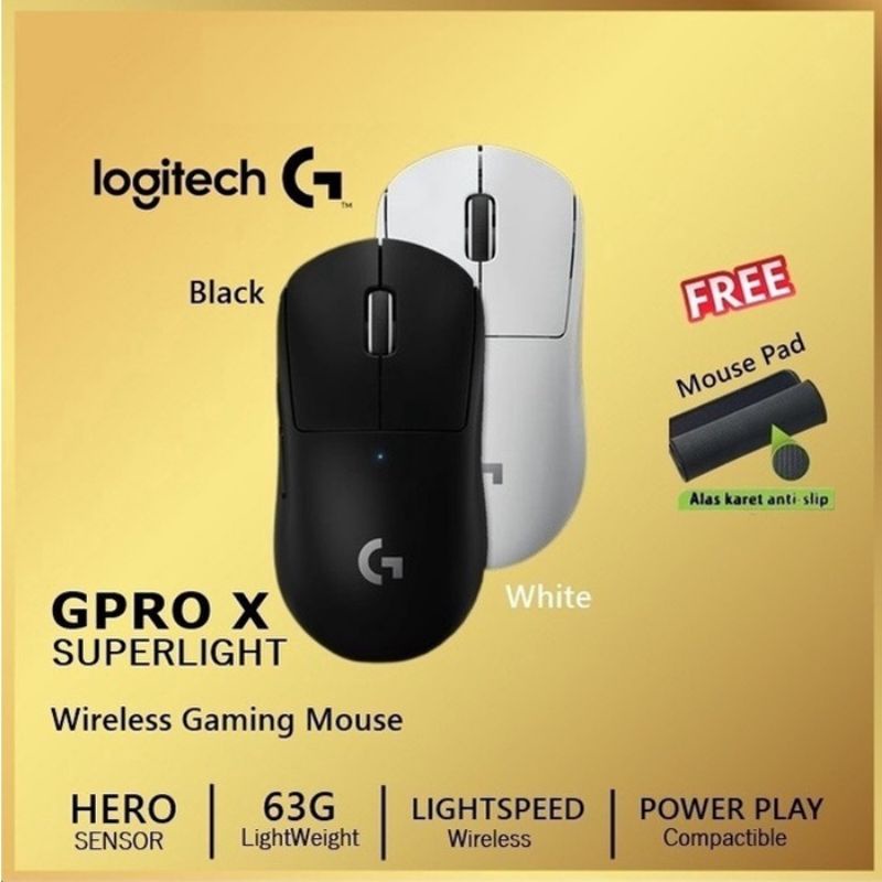 Jual Logitech GRPRO X SUPERLIGHT 2pcs | Shopee Indonesia