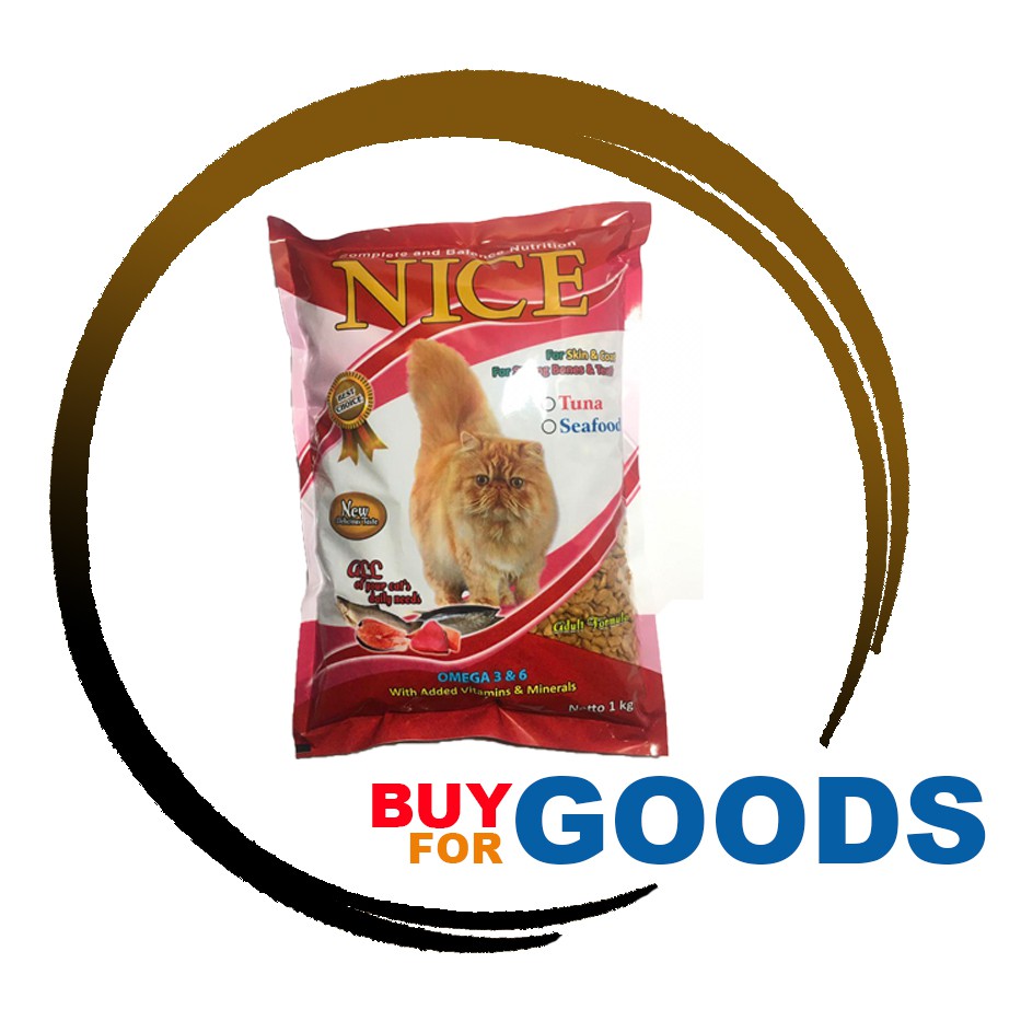 Jual MAKANAN KUCING NICE REPACK 1KG NETTO 1KG | Shopee Indonesia