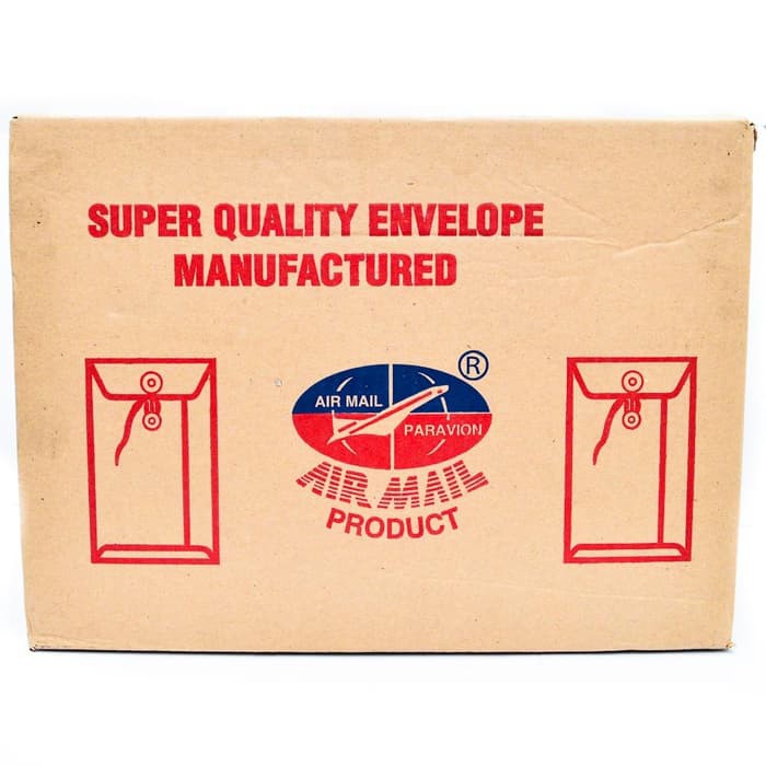 Jual Amplop Coklat Airmail 310 tali atk | Shopee Indonesia