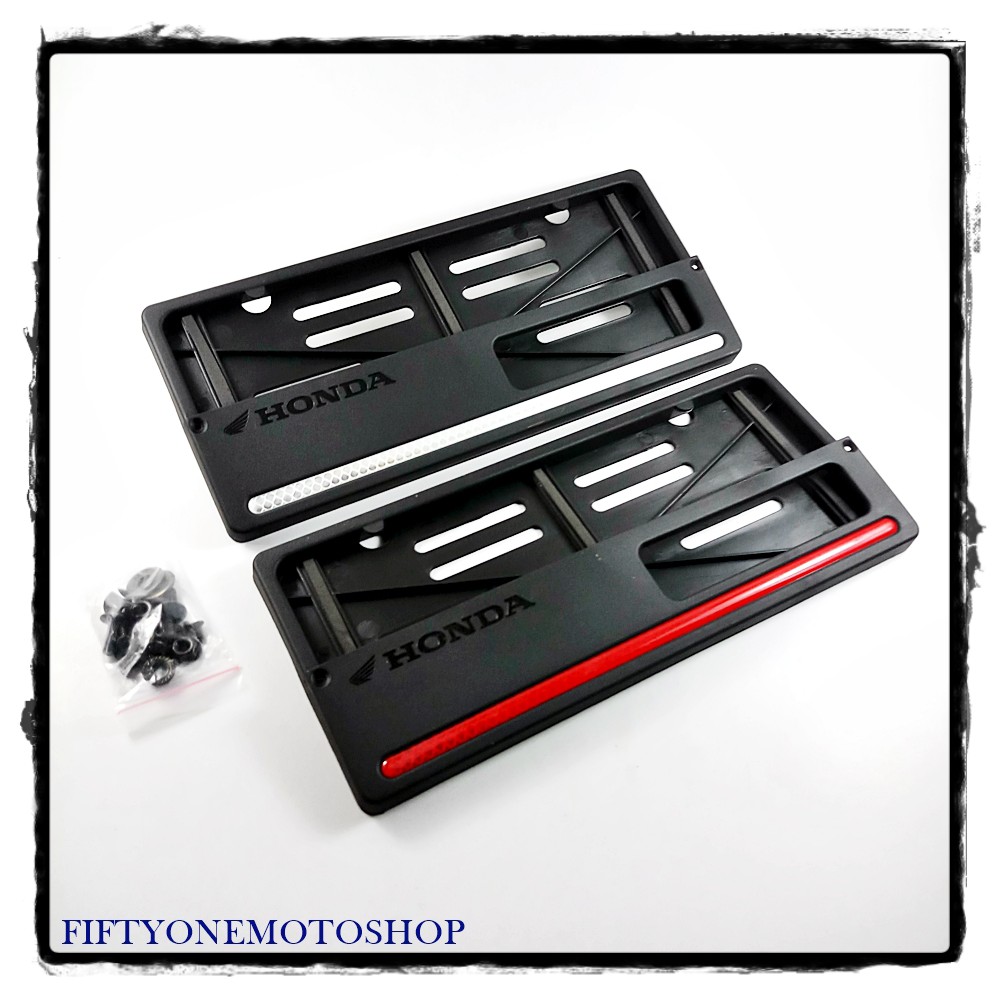 Jual Cover Plat Nomor Motor AHM Honda | Shopee Indonesia