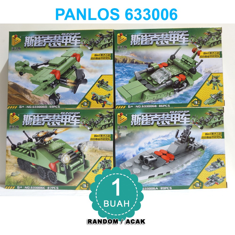Jual Brick kendaraan tempur- satuan - GUNSHIP - PANLOS 633006 - Brick ...