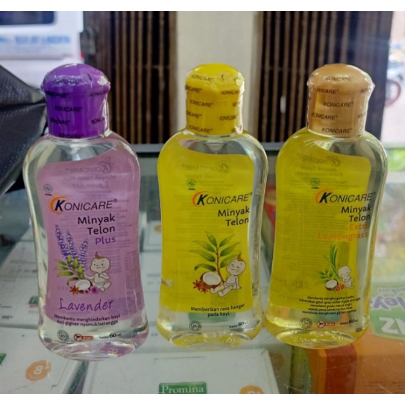 Jual Konicare Minyak Telon Plus Ungu kemasan 60ml | Shopee Indonesia
