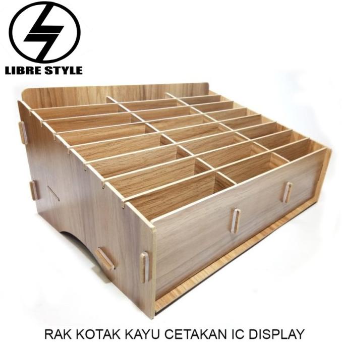 Jual RAK KOTAK KAYU SPAREPART HP - RAK MULTIGUNA - RAK CETAKAN IC ...
