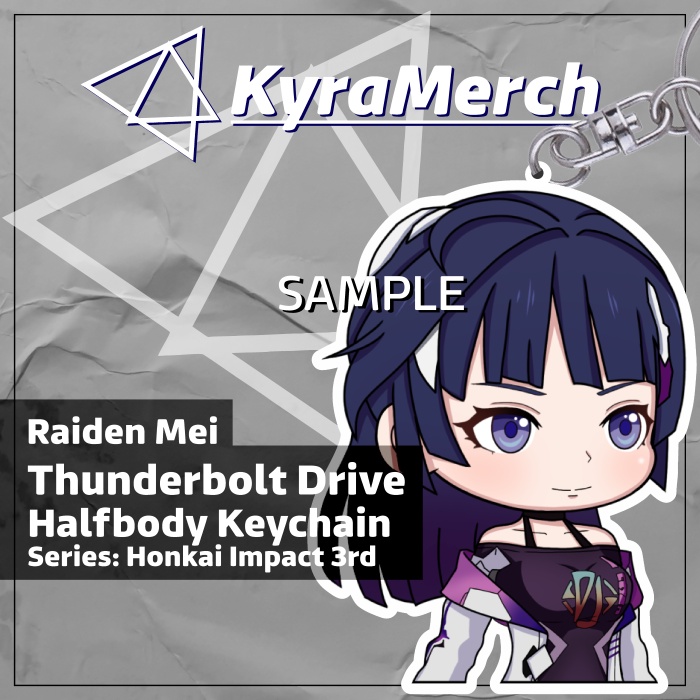 Jual Keychain Halfbody Honkai Impact 3rd Mei Thunderbolt Drive ...