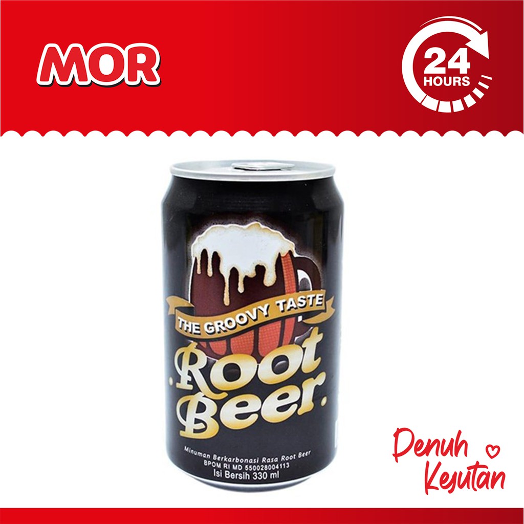 Jual ROOT BEER The Groovy Taste Minuman Soda Sarsaparilla Klg 330 ML ...