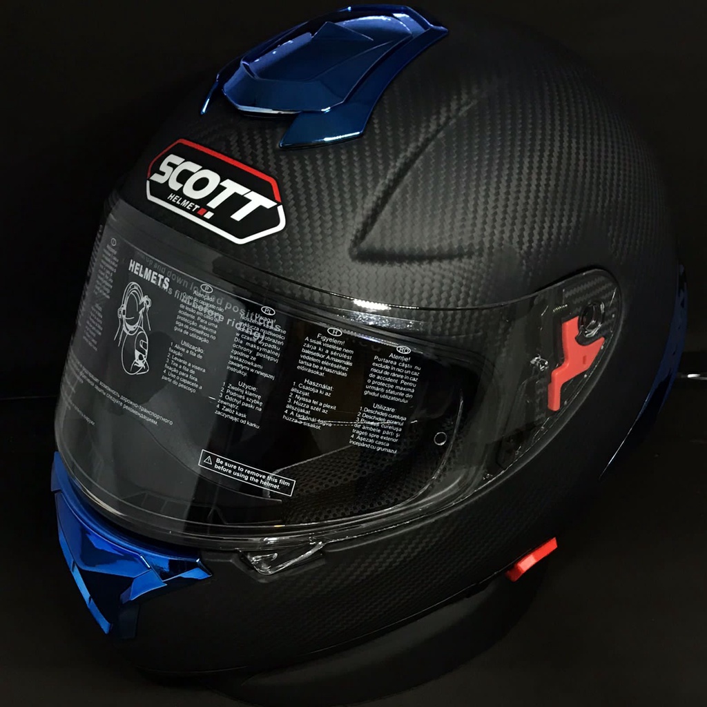 Jual Helm Scott FF Carbon Fiber RC R1 | Shopee Indonesia