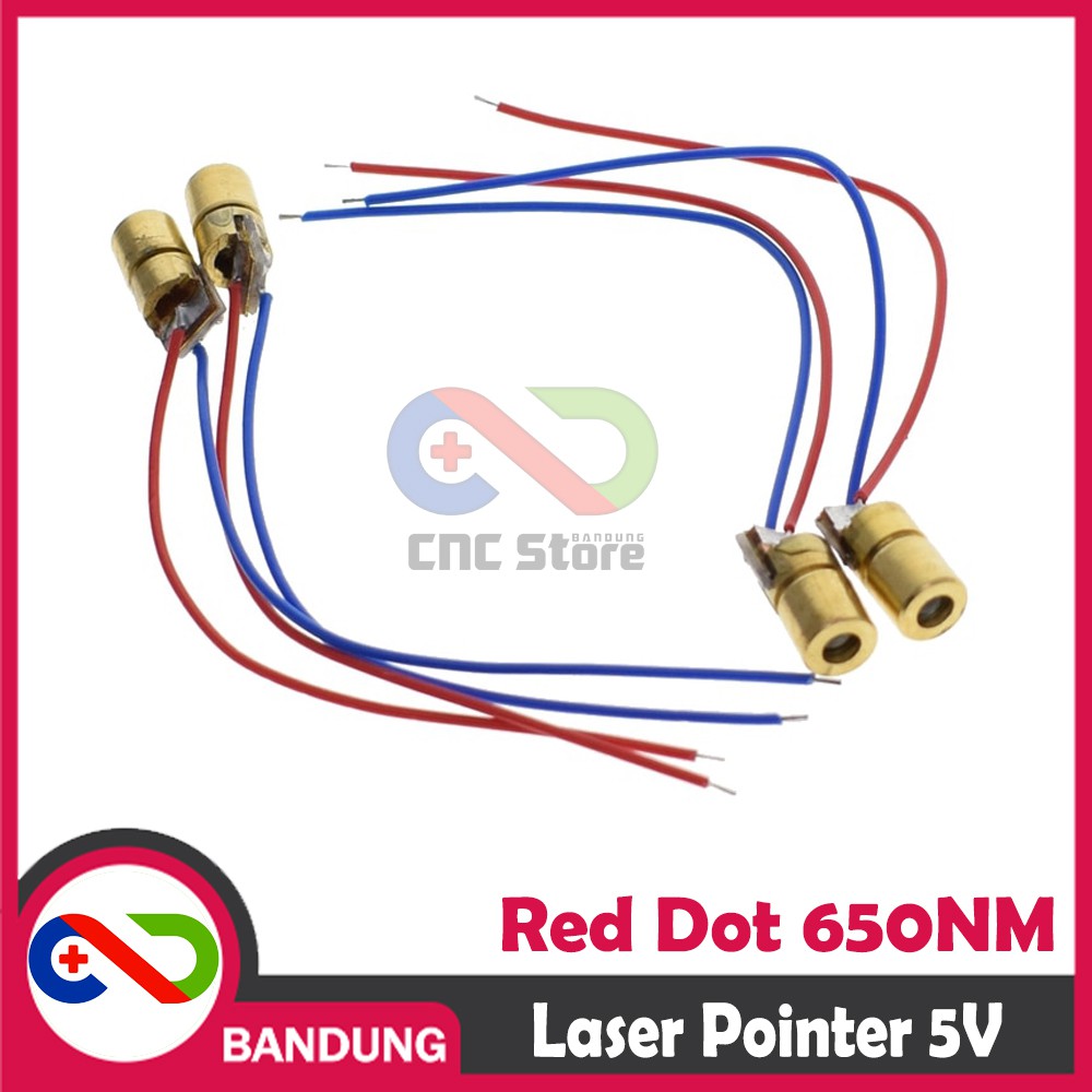 Jual LASER POINTER RED DOT 5V 650NM FOR ARDUINO UNO R3 MEGA NANO ...