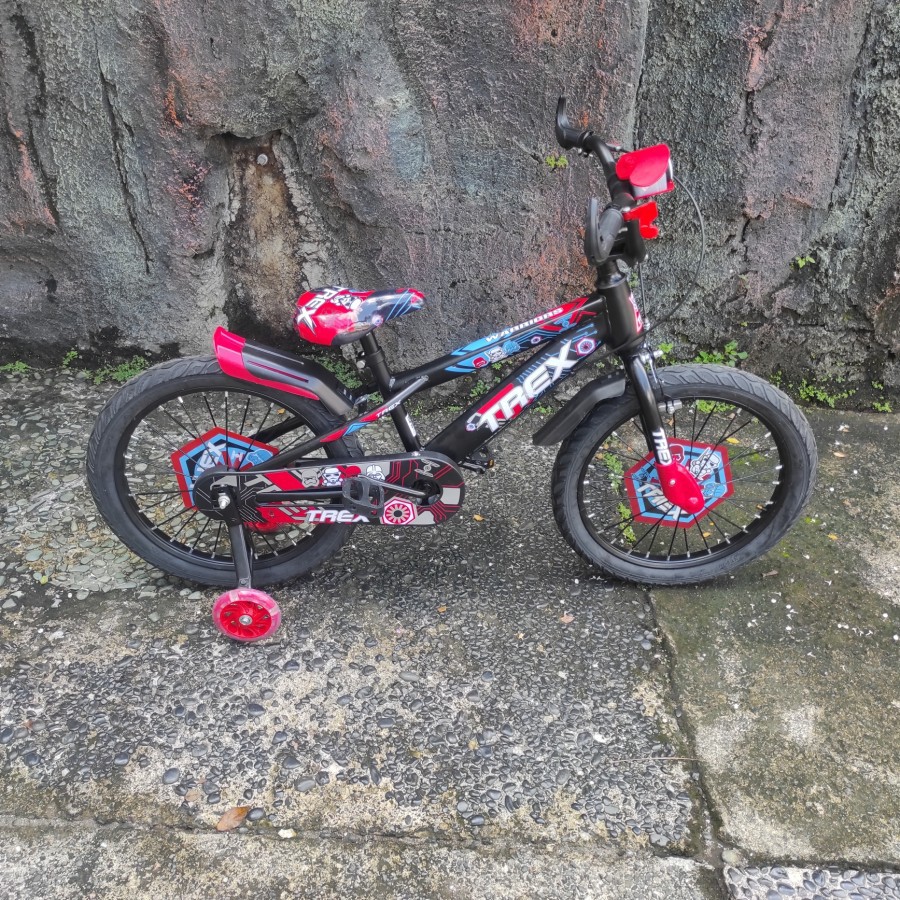 Jual Sepeda Anak BMX 18 Trex Warrior Ban Besar | Shopee Indonesia