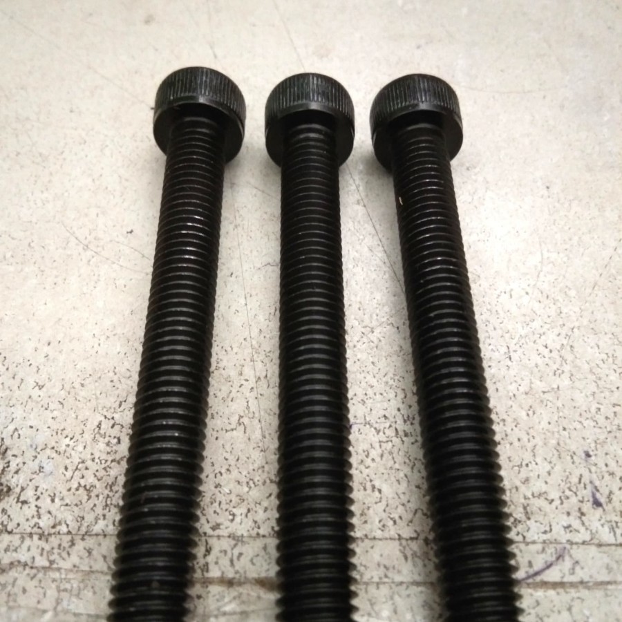 Jual BAUT L M10X100 BAJA M10 X 100 HITAM PANJANG 10CM KUNCI L8 L 8 HEX HEAD SOCKET SCREW FULL ...