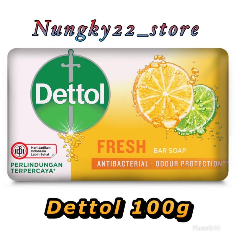 Jual dettol sabun mandi batang 100gr fresh | Shopee Indonesia