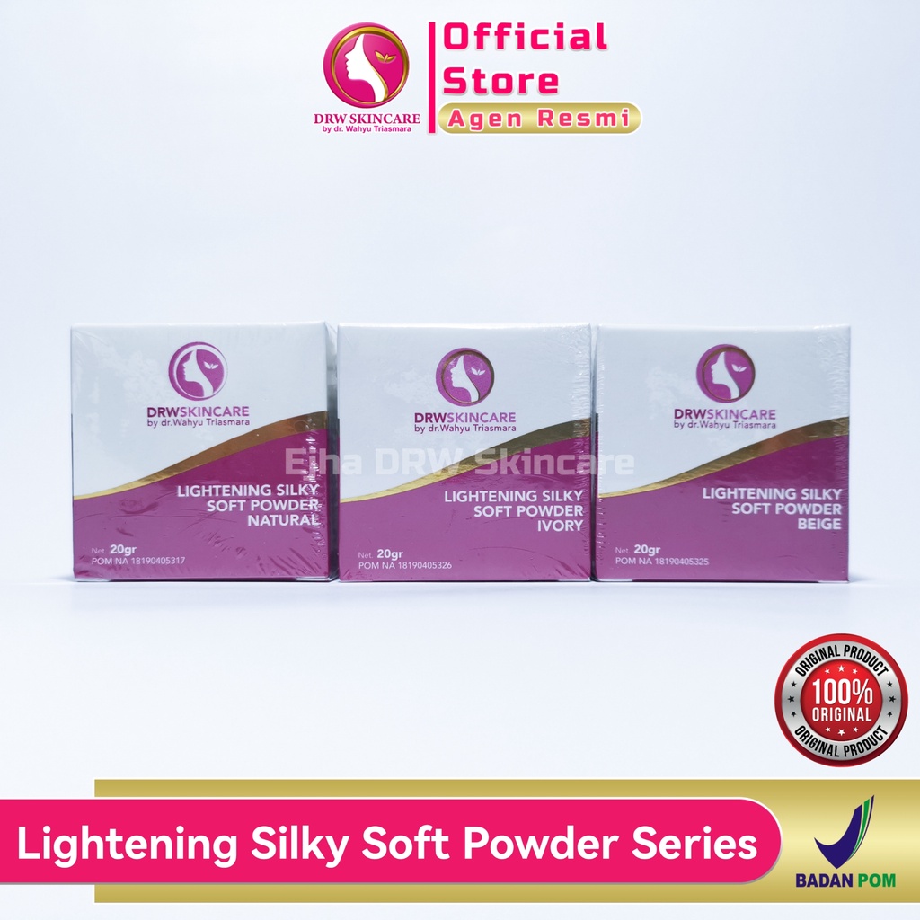 Jual DRW Skincare Lightening Silky Soft Powder | Shopee Indonesia