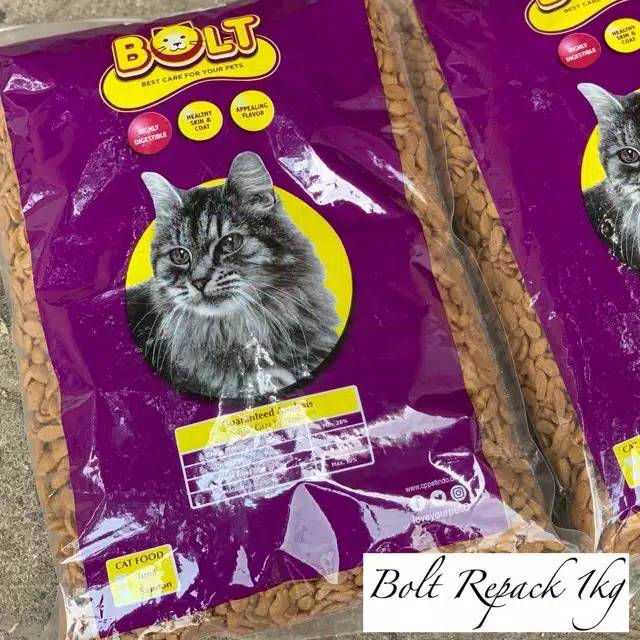 Jual Makanan kucing merk BOLT 1KG | Shopee Indonesia