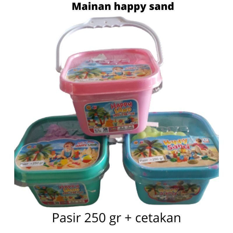 Jual Mainan Anak Pasir Kinetik Happy Sand 250gram - Pasir Ajaib SH1083 ...
