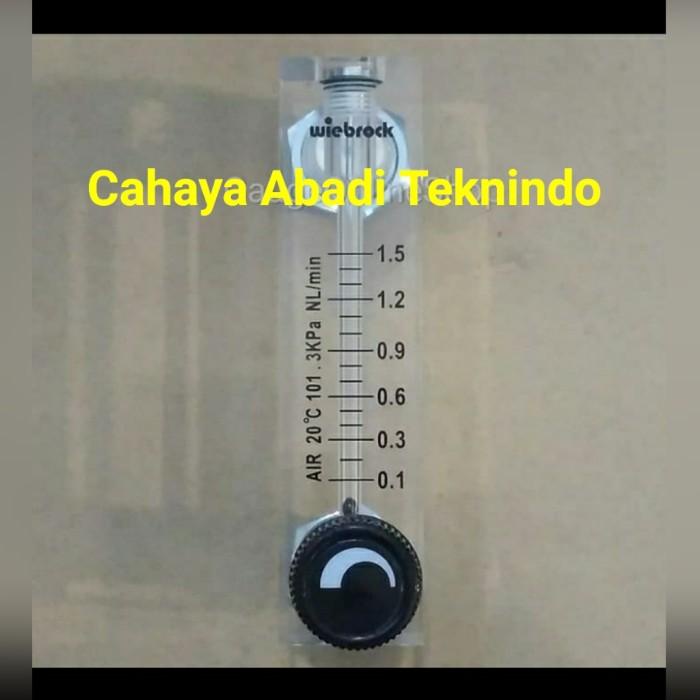 Jual Flow Meter Flowmeter 0.1 - 1.5 Ni/Min Rotameter Udara/Gas (Air ...