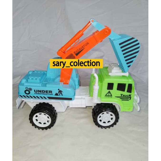 Jual Mainan Anak Excavator / Mainan seri Konstruksi AK 01 | Shopee ...
