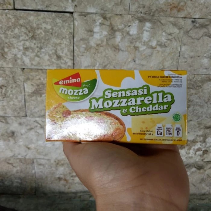 Jual emina mozza cheddar 165gr | Shopee Indonesia