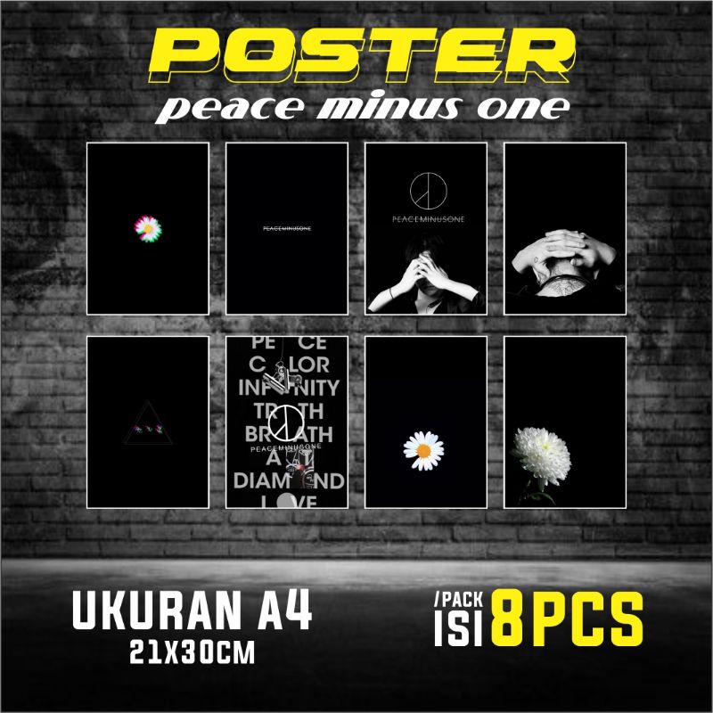Jual POSTER PEACE MINUS ONE / G-DRAGON UKURAN A4 21x30cm | Shopee Indonesia